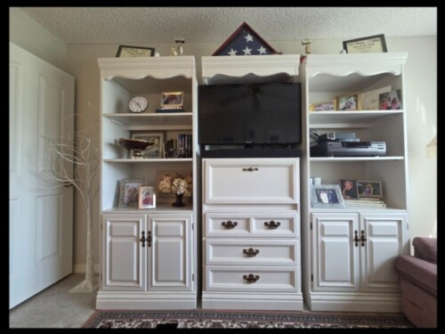 White Wall Unit - Villages4sale